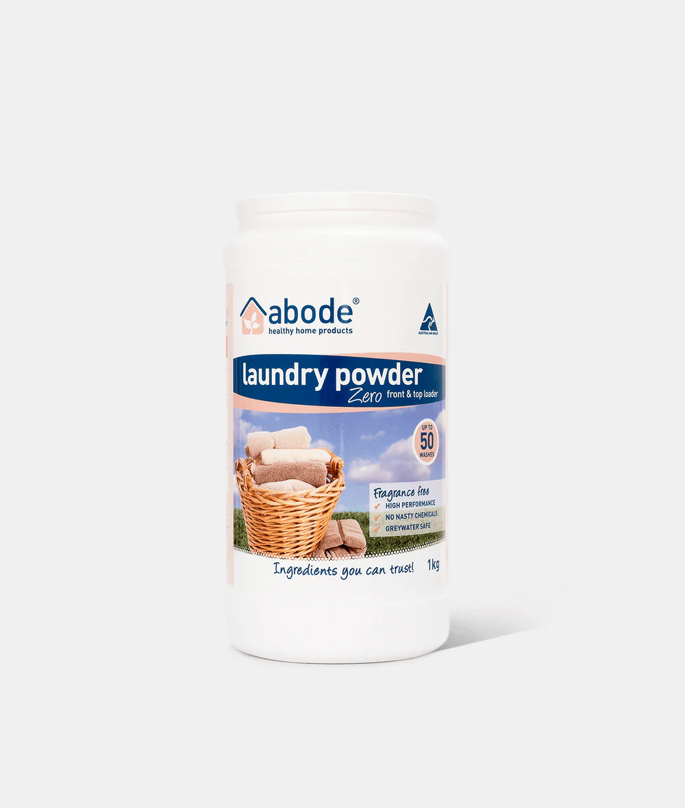 Abode Laundry Powder Zero – Earth Sisters Australia